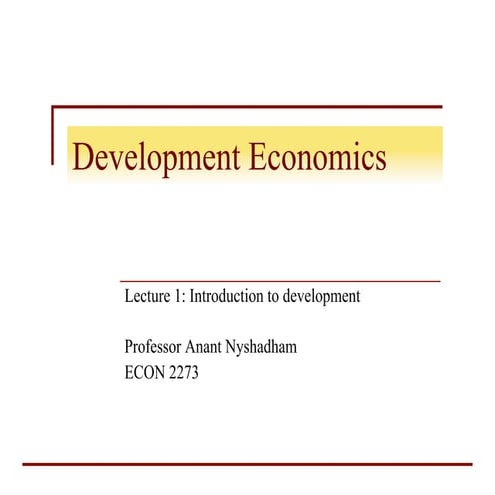Development Lecture 1 1 Pdf