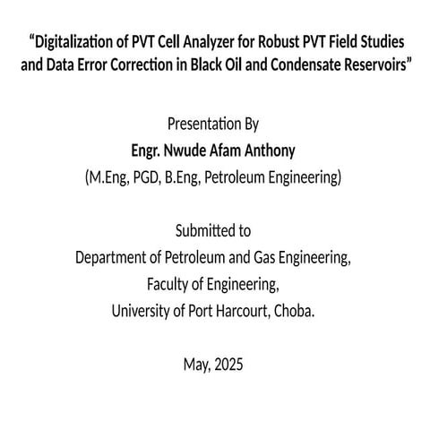 Development of a Digitized PVT Cell Analyzer.pptx