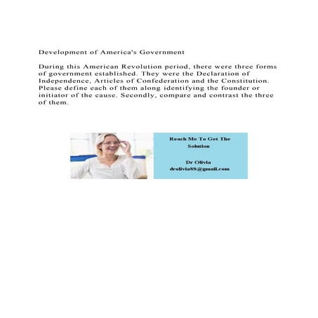 Development of Americas GovernmentDuring this American Revo.docx