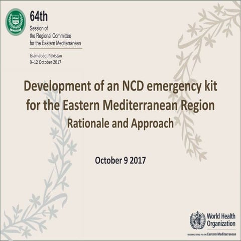 Interagency emergency health kit PPT | PPTX