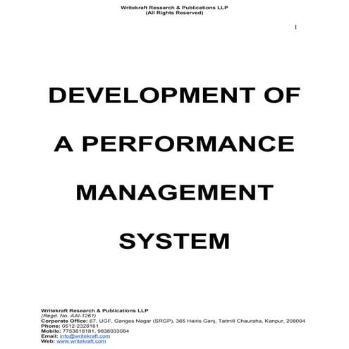 Development of a performance management system [www.writekraft.com] | PDF