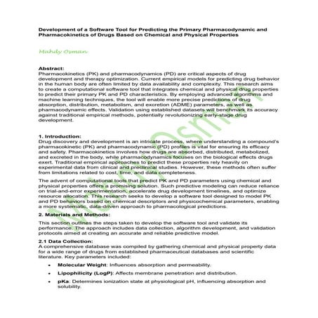 Development of a Software Tool for Predicting the Primary ...