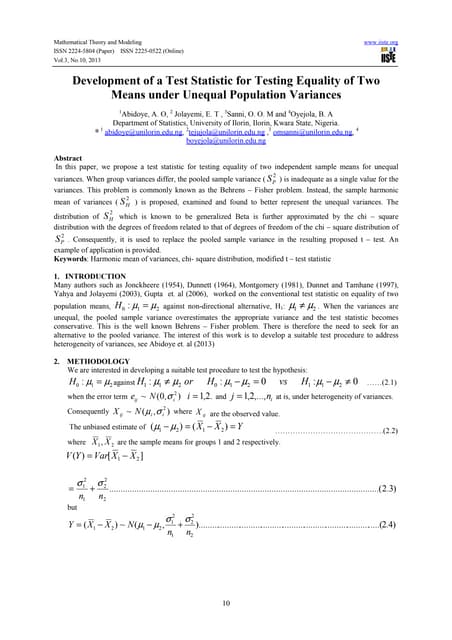 Standard deviation and variance | PDF