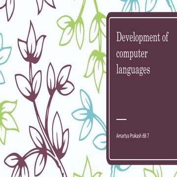 Development of the computer languages.pptx