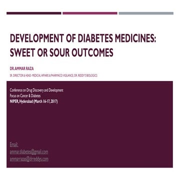 Development of diabetes medicines final2 | PPT