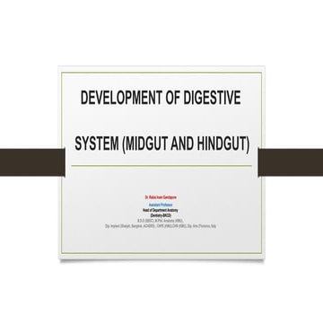 Development of FOREGUT MIDGUT AND HINDGUT.ppt