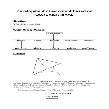 Quadrilateral | PDF