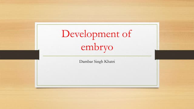 Development of frog/ embryogenesis | PPTX