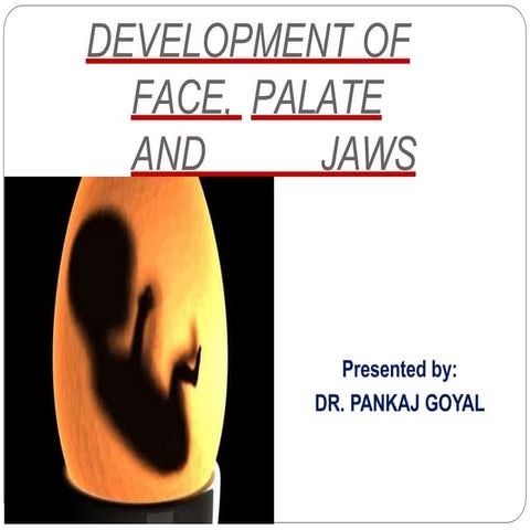 Development of face, palate, tongue and mandible | PPTX