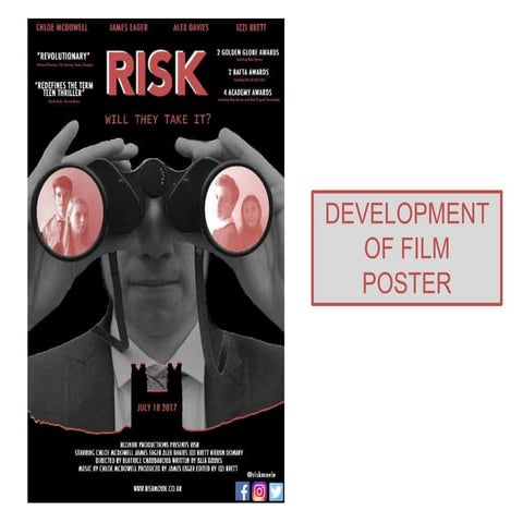 Development of film poster media - year 13 | PPTX | Photo Editing ...