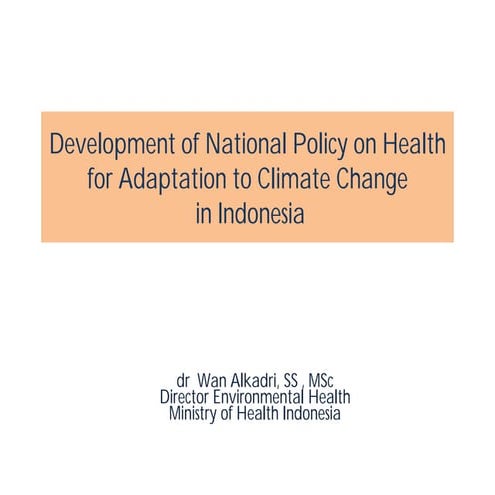 climate change and health and the roles of physicians | PPTX