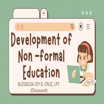 Development of Non-formal Education.pptx