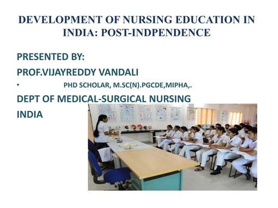 INDIAN NURSING COUNCIL.pptx by devanand hurgule | PPT