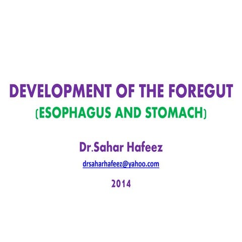 Esophagus anatomy and histology | PPTX