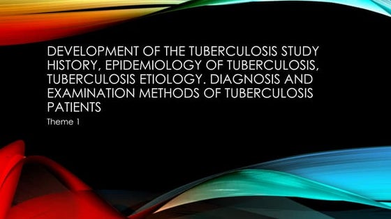 Mycobacterium tuberculosis(Microbiology) | PPTX | Infectious Diseases ...