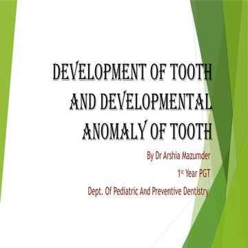 Development of Tooth and developmental anomaly of tooth.pptx