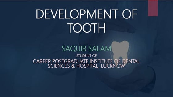 Stages of tooth development | PPT