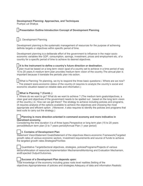 CDP vs Master Plan difference in urban development | PPT