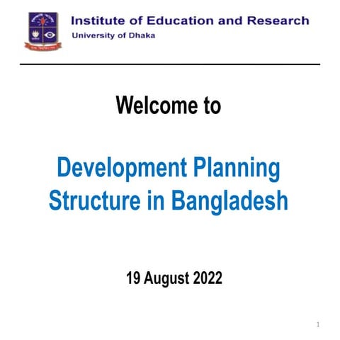 Development Planning Structure in BD.ppt