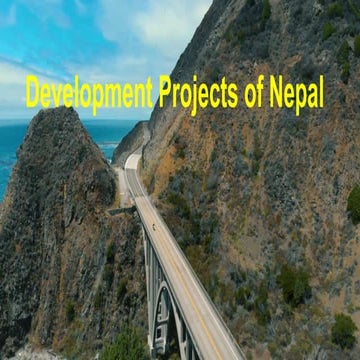 Development projects of neepal | PPT