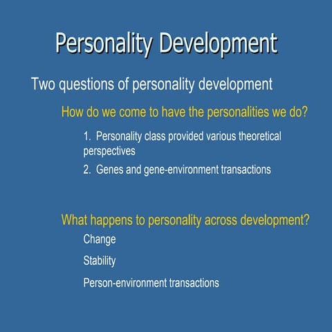 Development stability | PPT
