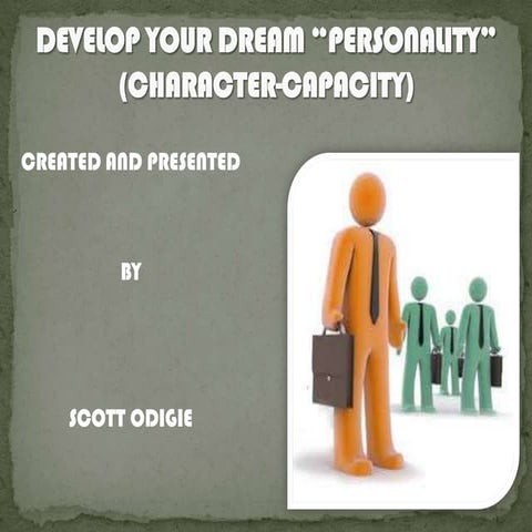 Develop your dream personality | PPT