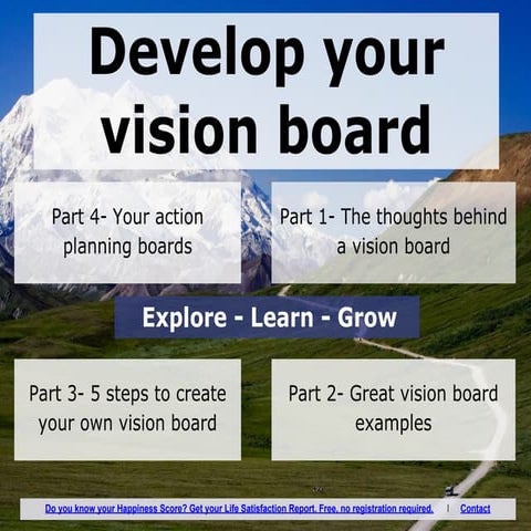 Develop your vision board | PDF