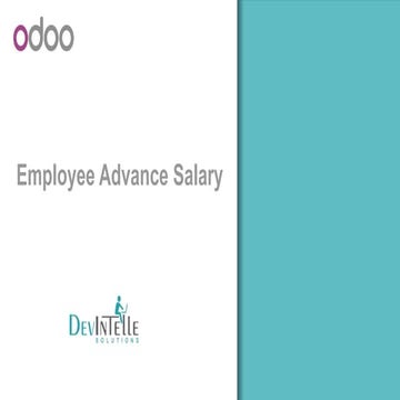 Employee Advance Salary | PPTX