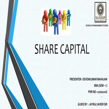 share capital | PPT