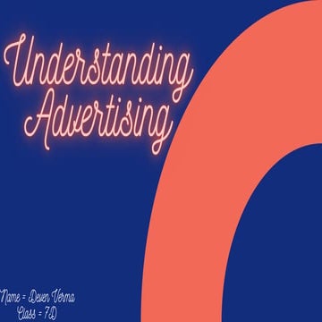 Understanding Advertising ppt | PDF