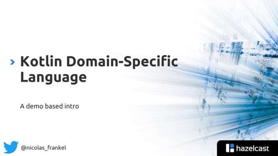 ConFoo - Designing a DSL in Kotlin | PPT