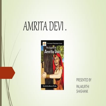 Amrita Devi | PPTX