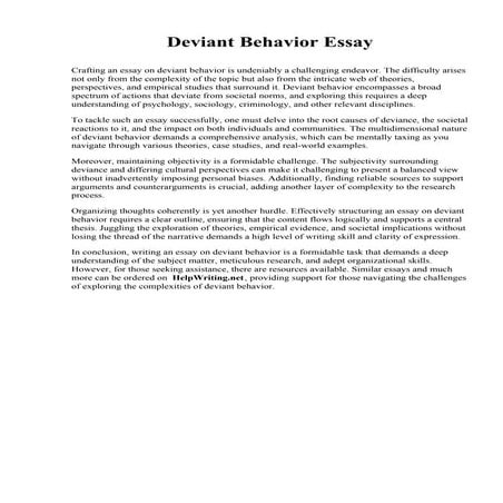 Deviant Behavior Essay.pdf