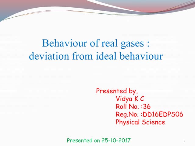 Kinetic theory of gases | PPTX