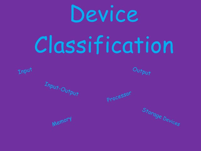 Computer Devices Classification Ppt Computing Technology And Computing