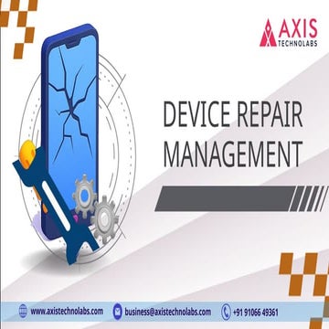 Device Repair and Maintenance Management | PPTX