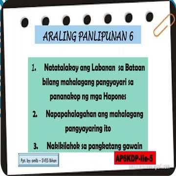 DEVICES - AP6, Q2, WK 5, DAY 2 - LABANAN SA BATAAN.pptx