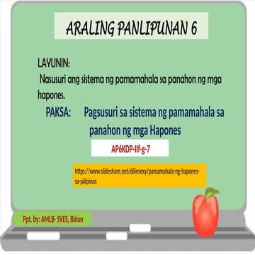 Pamamahala ng mga Hapones sa Pilipinas | PPTX