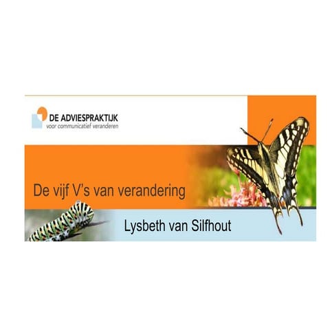 De vijf V's van verandering | PPTX