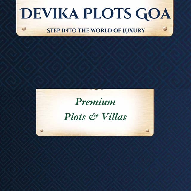 Devika Plots Goa E Brochure | PDF