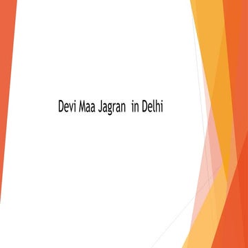 Devi maa jagran 2017 | PPTX