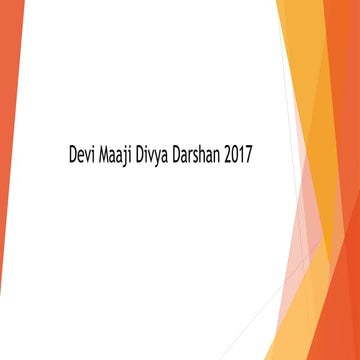 Devi maaji divya darshan 2017 | PPT
