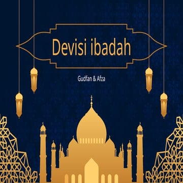 devinisi ibadah ...................................... | PPTX