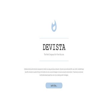 Devista Presentation : Light Color Theme | PPTX