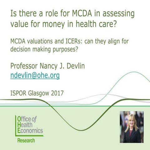 Is there a role for MCDA in assessing value for money in health care ...