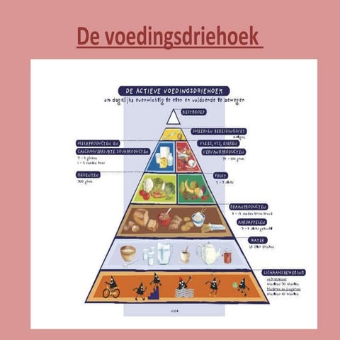 De voedingsdriehoek | PPT