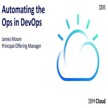 Building Ops Automation in DevOps | PDF | Cloud Computing | Internet