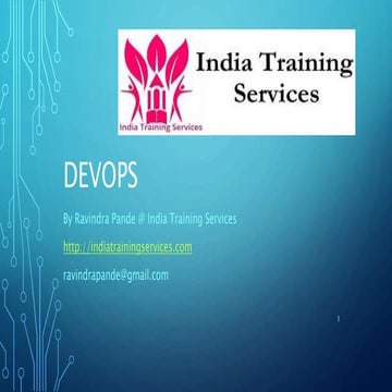 Dev ops by Ravindra Pande | PPT