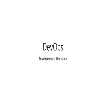 Dev-Ops | PPT