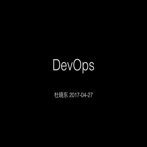 DevOps at DUDU | PPT